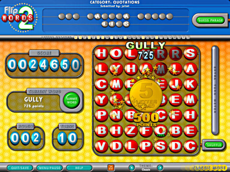 Flip Words 2 - Flip for Flipwords in this engaging word game