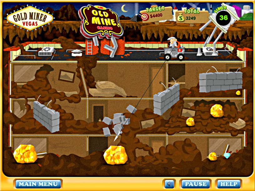 Gold Miner Vegas - Explore and enjoy the entertaining game of mining