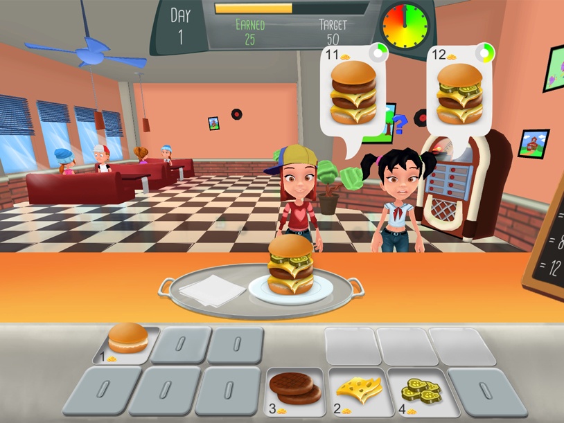 Burger Rush - Assemble the ingredients to make the greatest burger ever