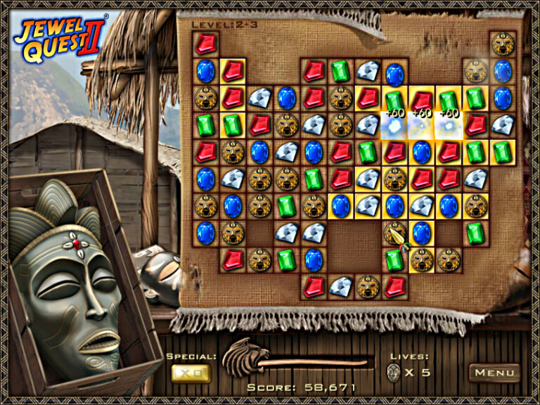 Jewel Quest II - More jewel-matching action awaits you in this fun ...