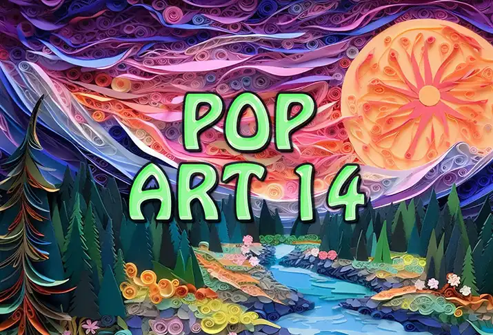 Genießen Sie Malspaß mit Pop Art 14 – Kreativität leicht gemacht!