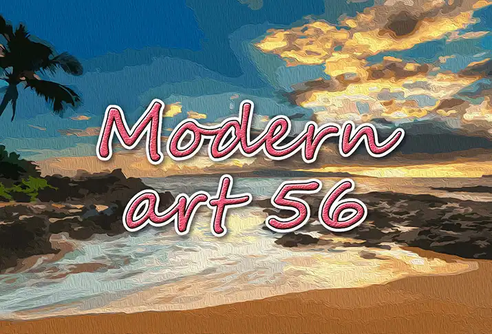 Relax and paint with ease in Modern Art 56!