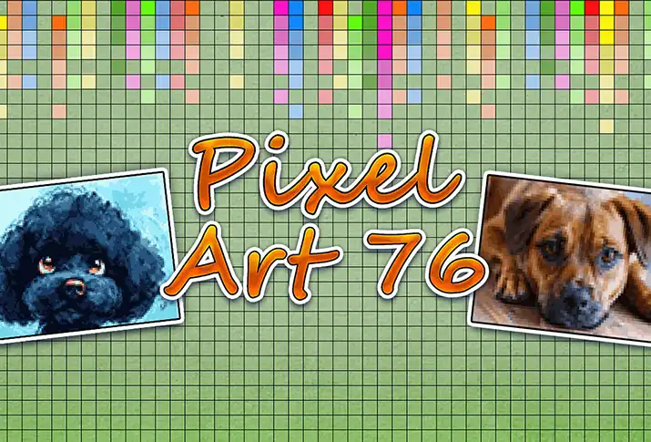 Paint by numbers and create stunning art in Pixel Art 76!